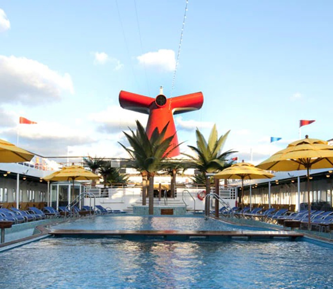 Carnival Glory Cruise Ship Pools